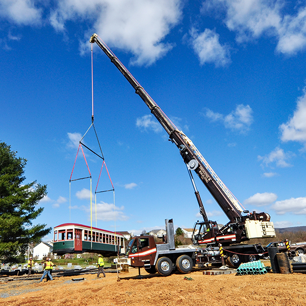 D&R-Trolley-Myersville-Library-9 (cal) | Digging & Rigging, Inc.