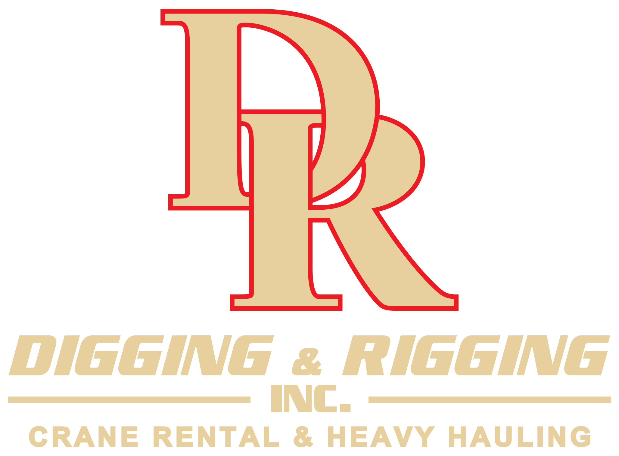 D&R-Red-Tan-Stacked | Digging & Rigging, Inc.