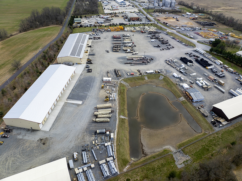 Fred-Yard-Aerial | Digging & Rigging, Inc.